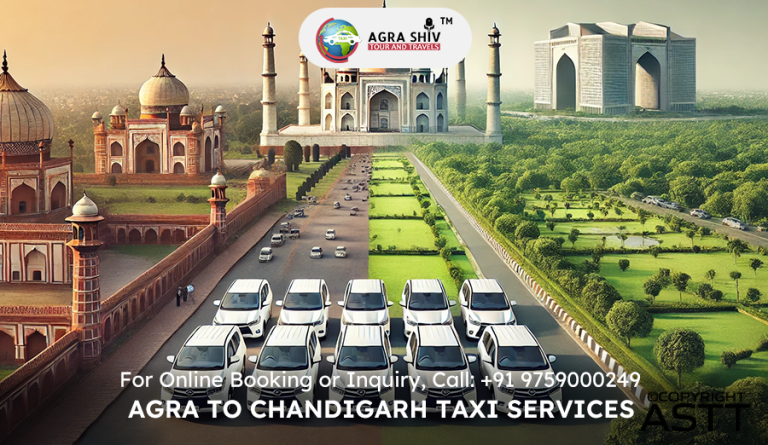 15 Btn PAC Agra to Chandigarh Taxi Services